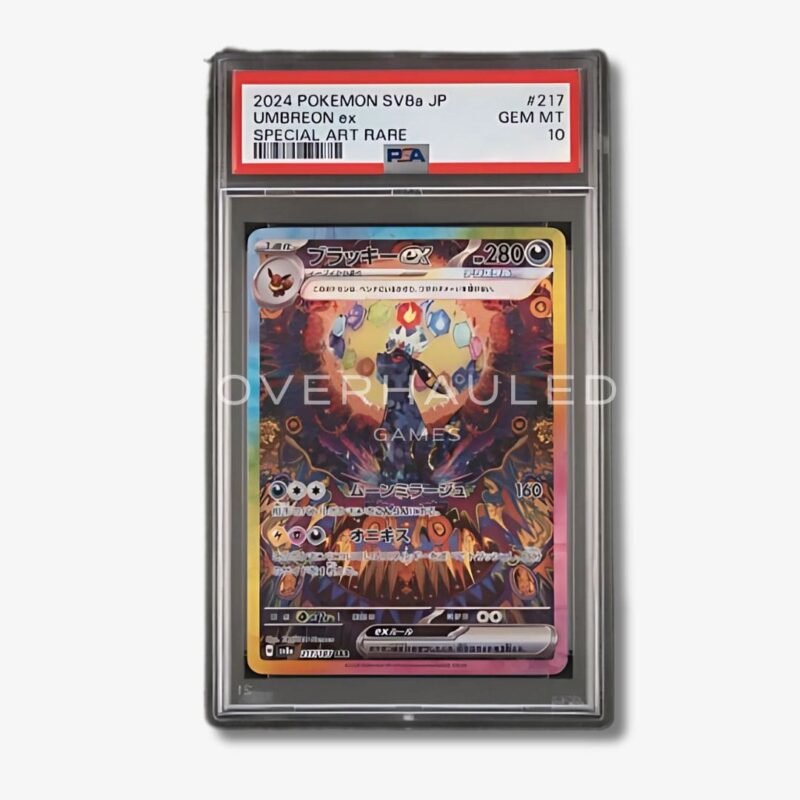 PSA 10 – UMBREON ex 217/187 – 2024 POKEMON SV8A JP – Terastal Festival Ex - OVERHAULED Games TCG