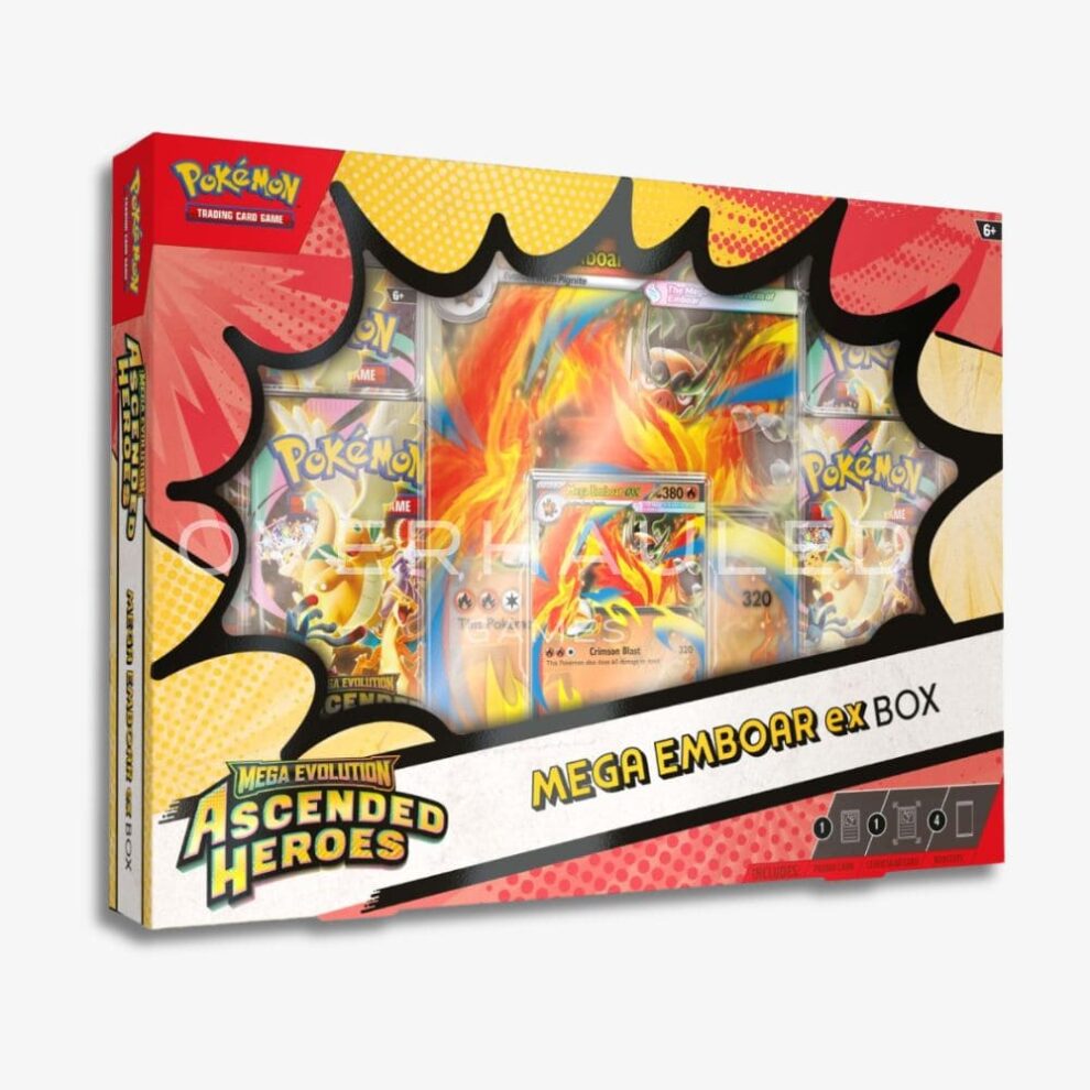Pokemon TCG: Mega Evolution – Ascended Heroes Mega Meganium ex Box ...