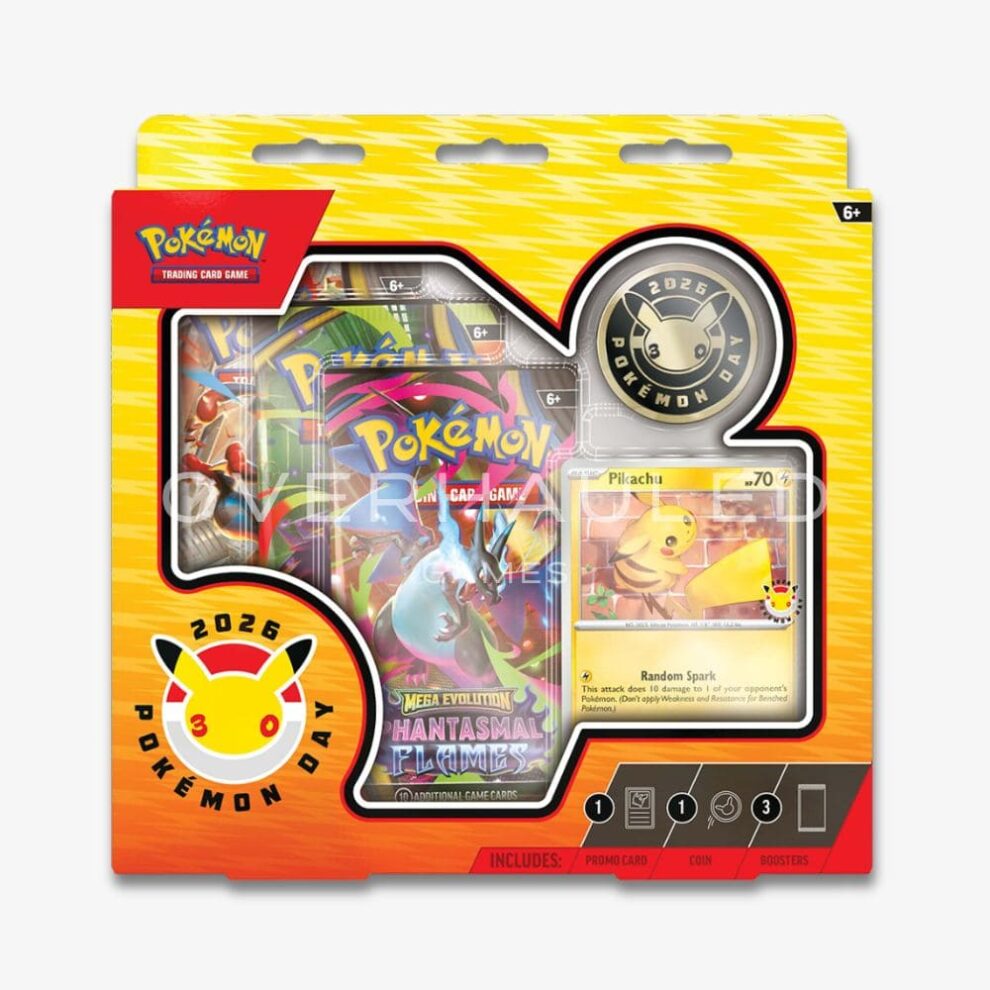 Pokemon TCG: Pokemon Day 2026 Collection - OVERHAULED Games TCG
